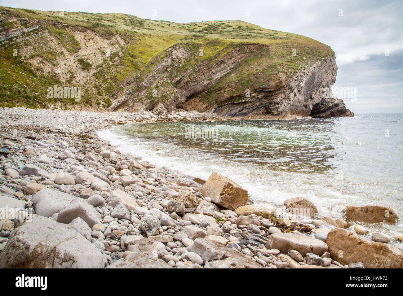 Cove next to Worbarrow Bay, Dorset. Part of Military Ranges by Tyneham ...