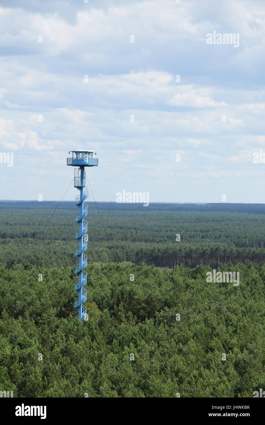 Forest fire lookout tower hi-res stock photography and images - Alamy