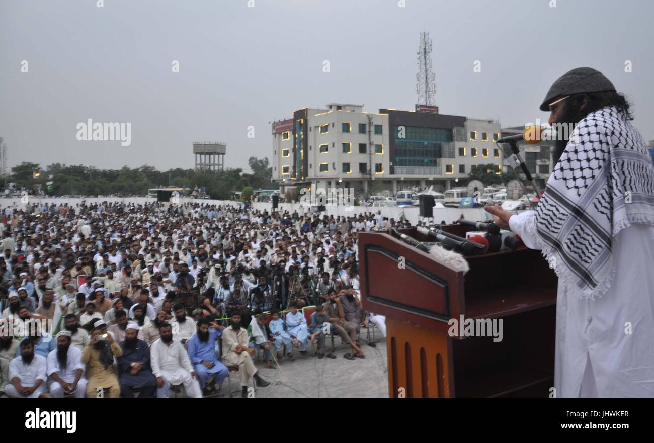 Islamabad, Pakistan. 16th July, 2017. Hizbul Mujahideen's Syed ...