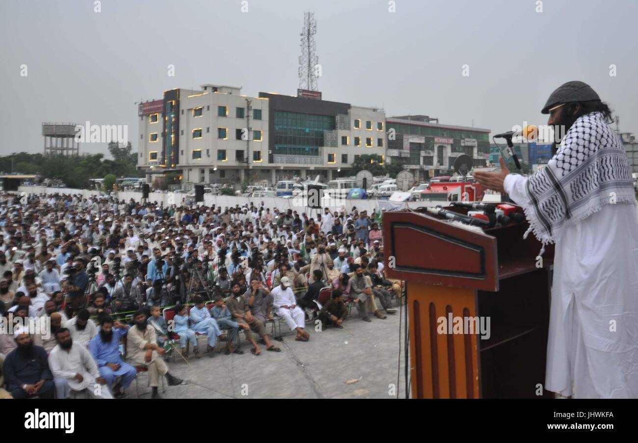 Islamabad, Pakistan. 16th July, 2017. Hizbul Mujahideen's Syed ...