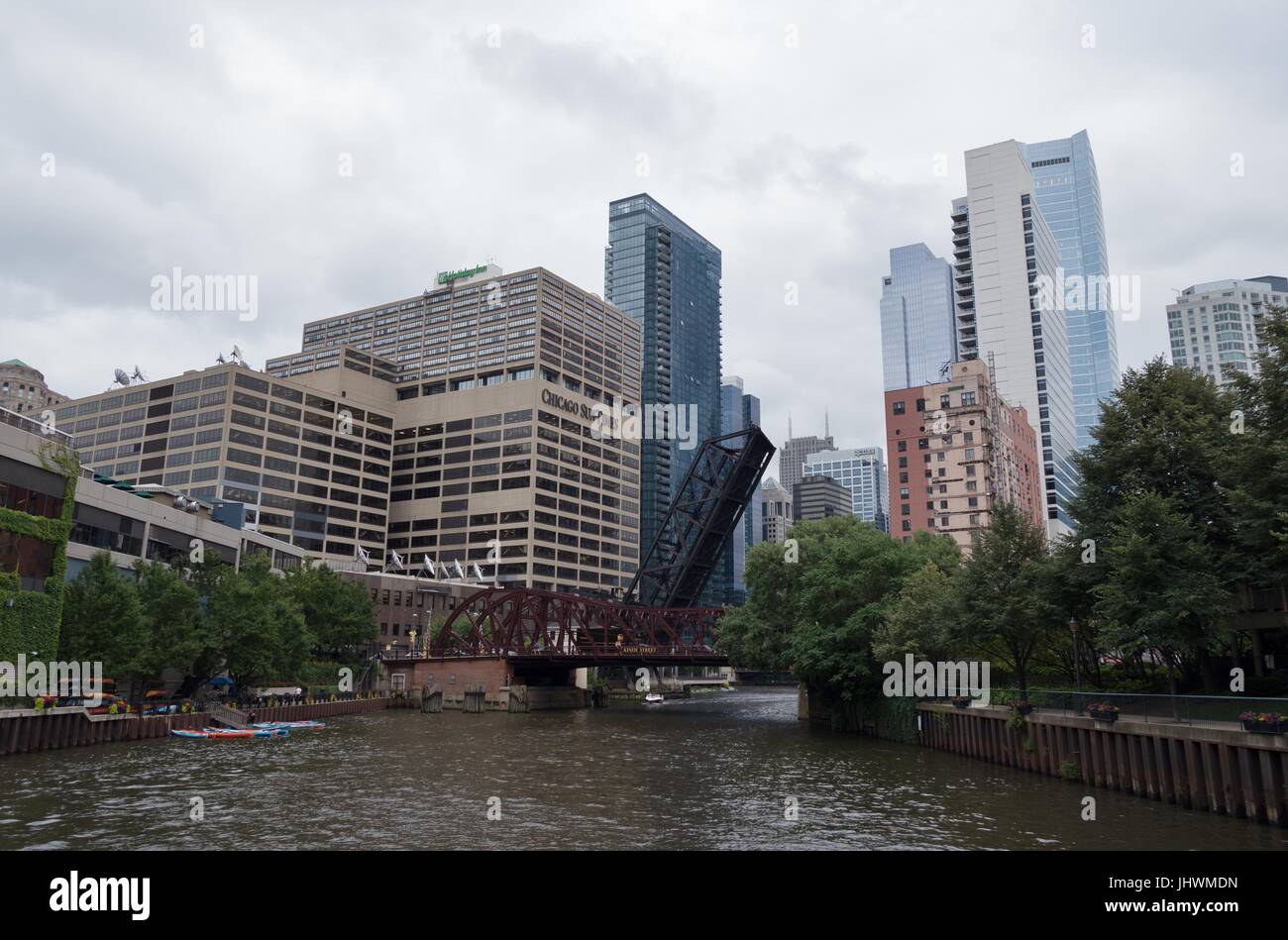 Chicago sun times building hi-res stock photography and images - Alamy