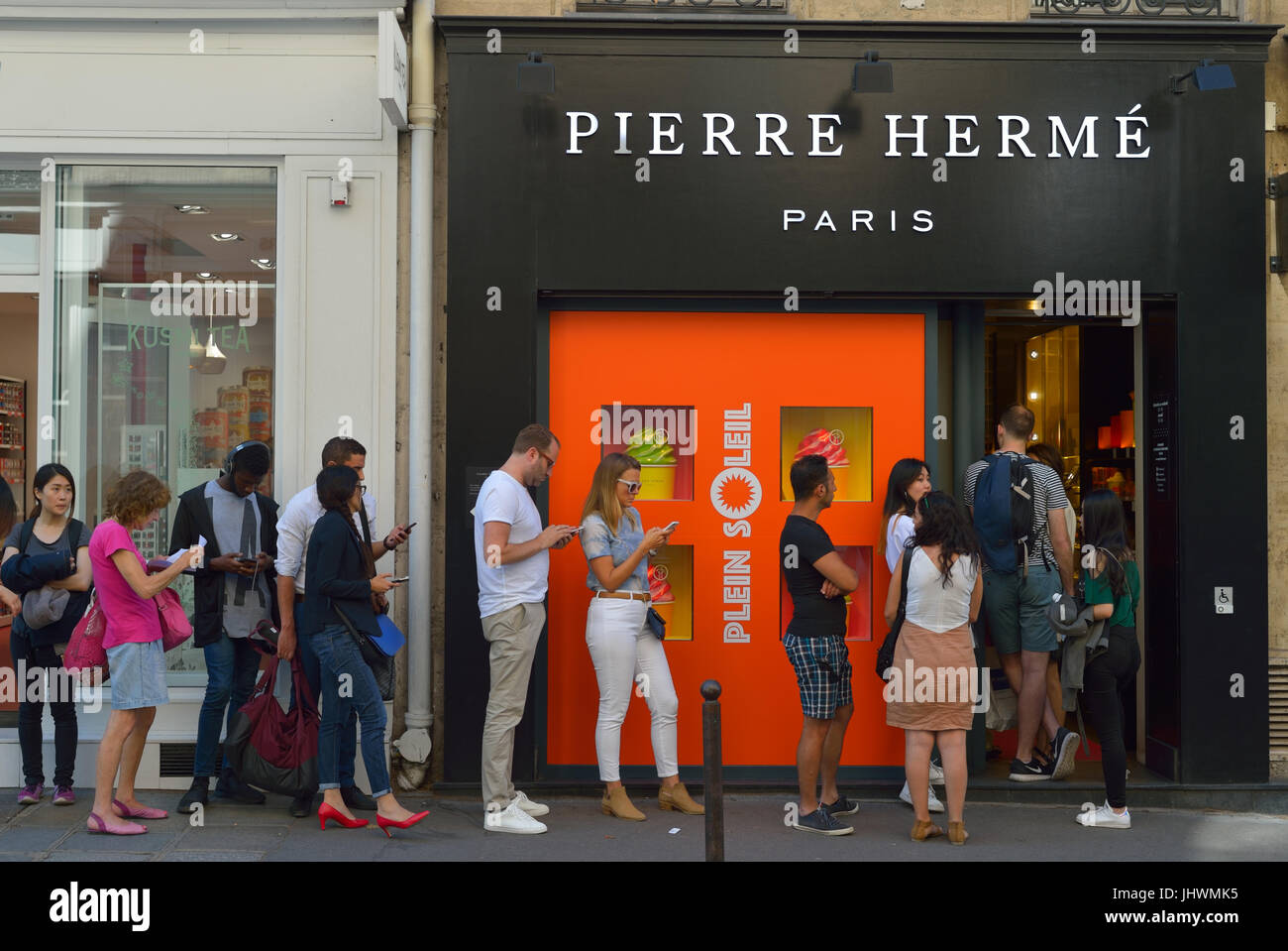 Pierre Herme store on the left bank, Paris FR Stock Photo - Alamy