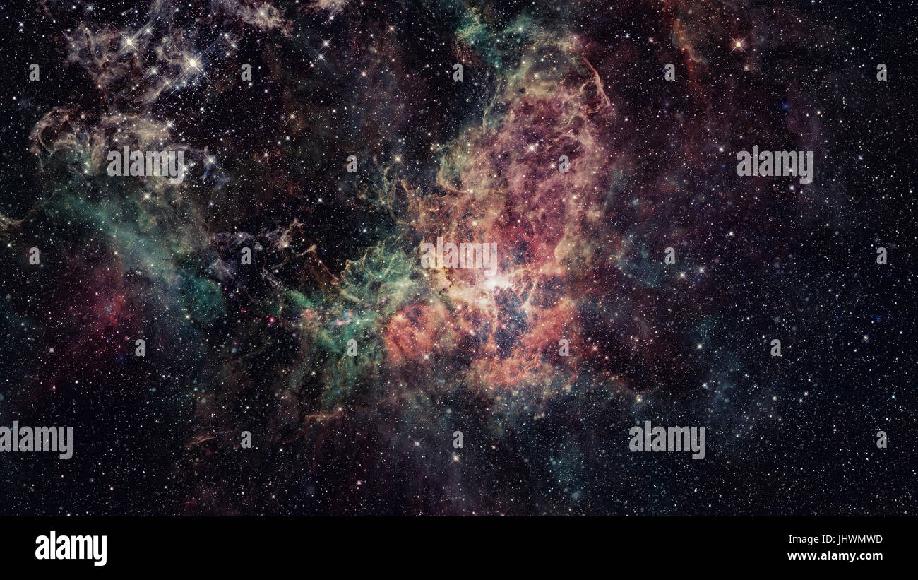 Galaxy in outer space. Elements of this Image Furnished by NASA Stock ...