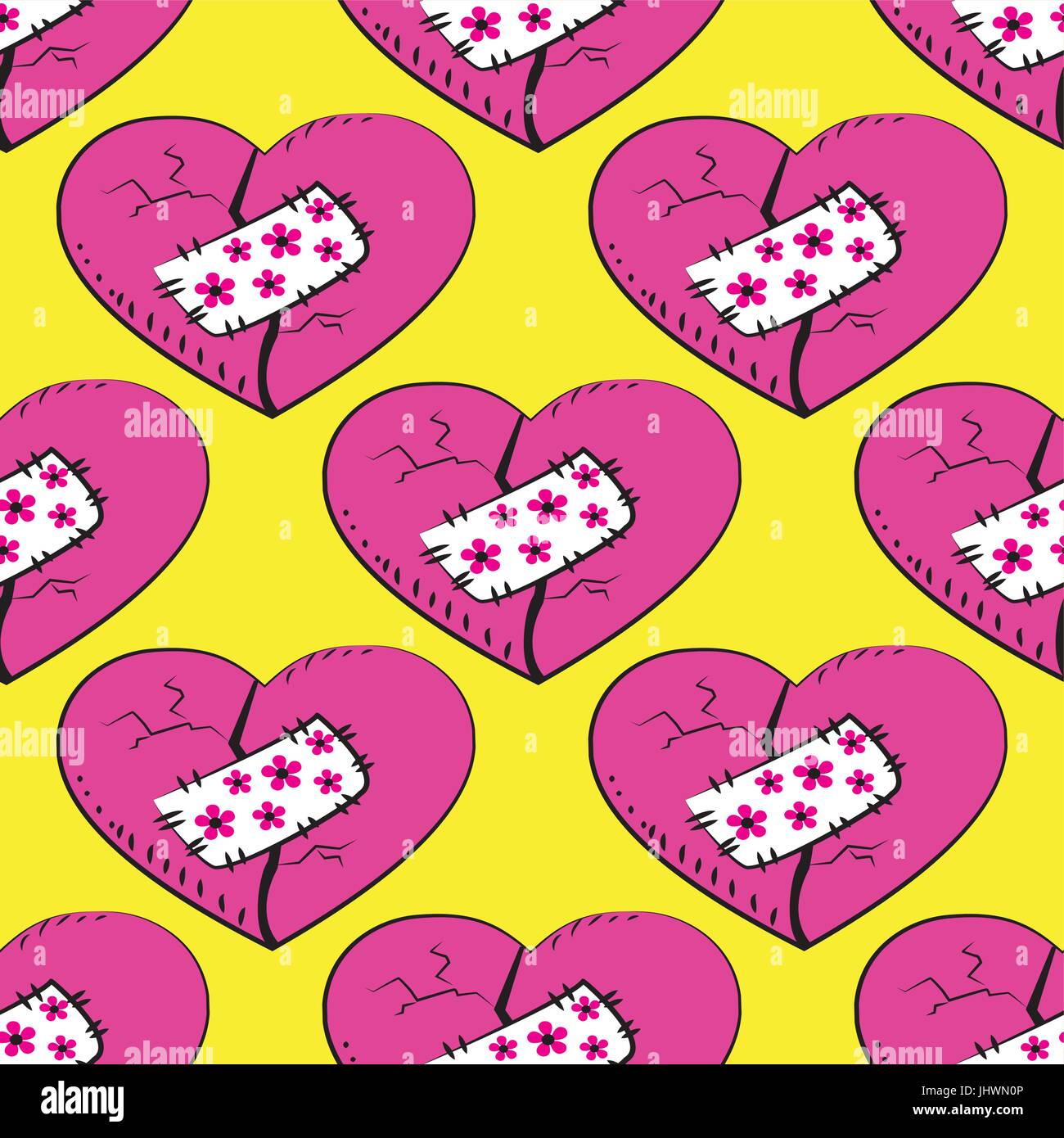 Patched heart hi-res stock photography and images - Alamy