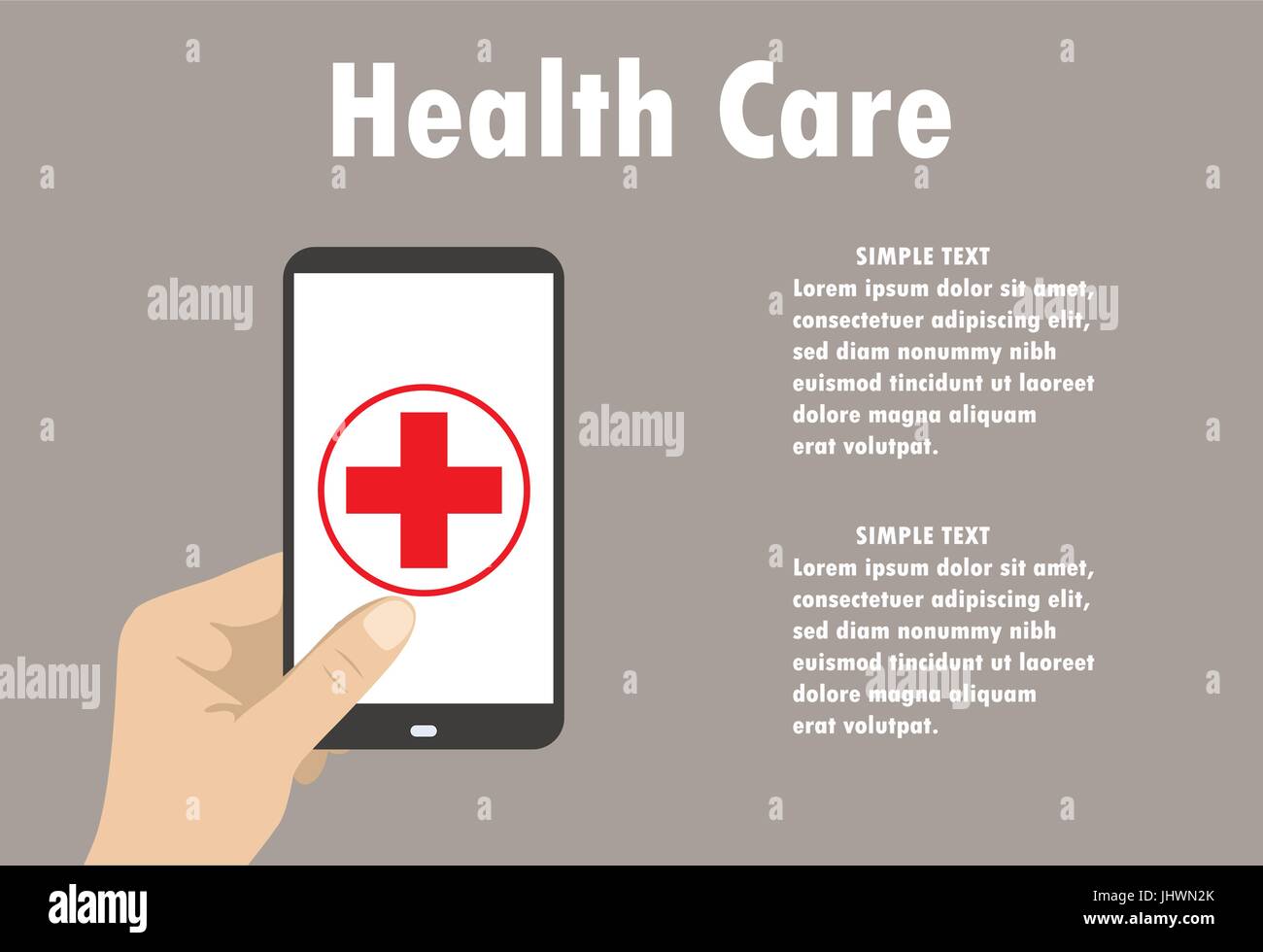 Self diagnosis vector vectors hi-res stock photography and images - Alamy