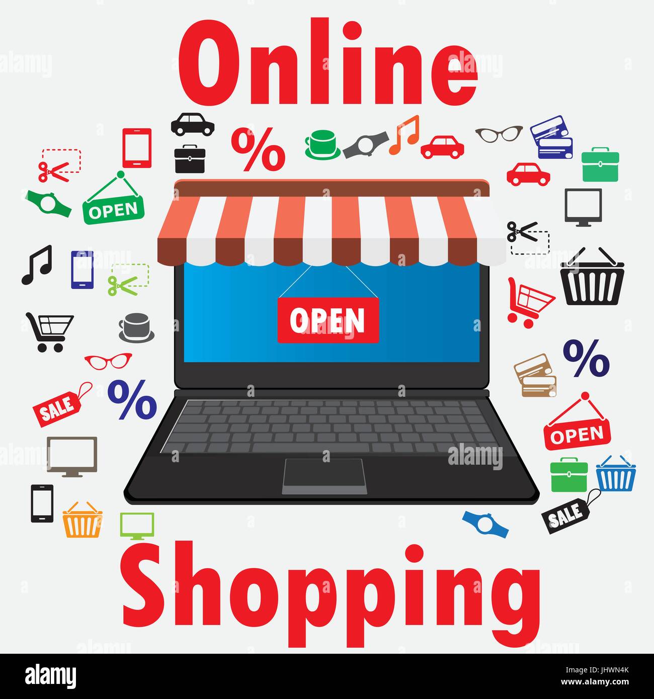 Product store sale Stock Vector Images - Alamy