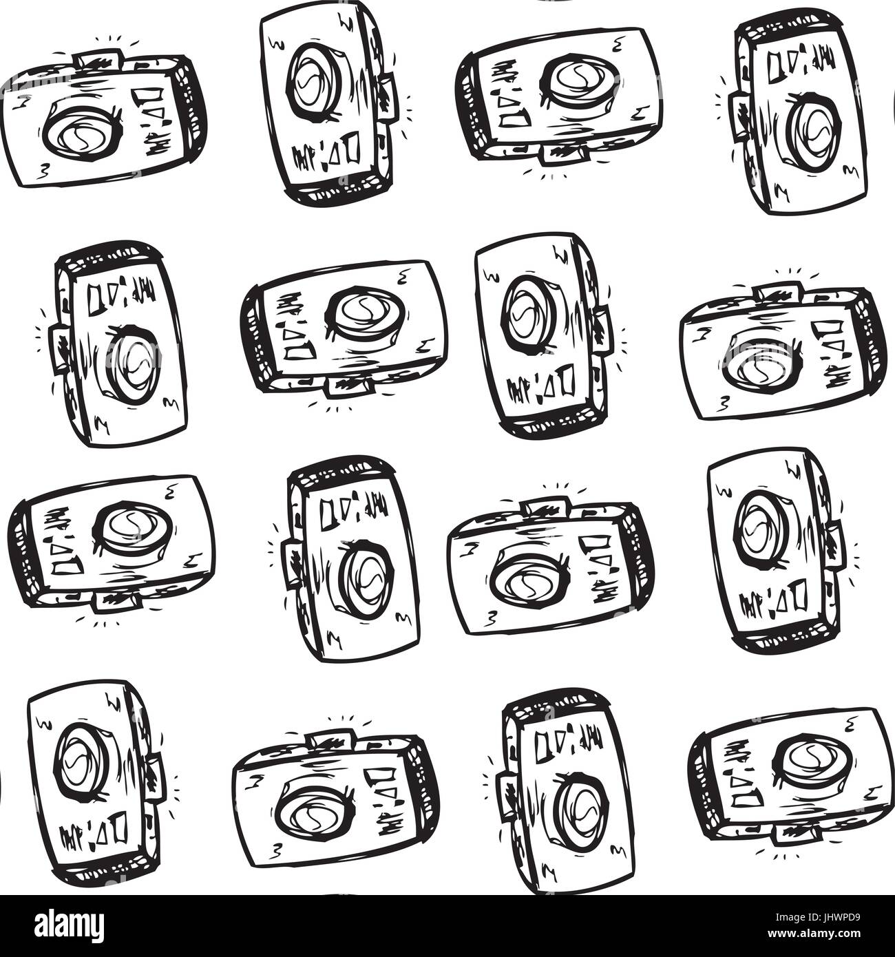 White backgrounds with cameras Stock Vector Images - Alamy
