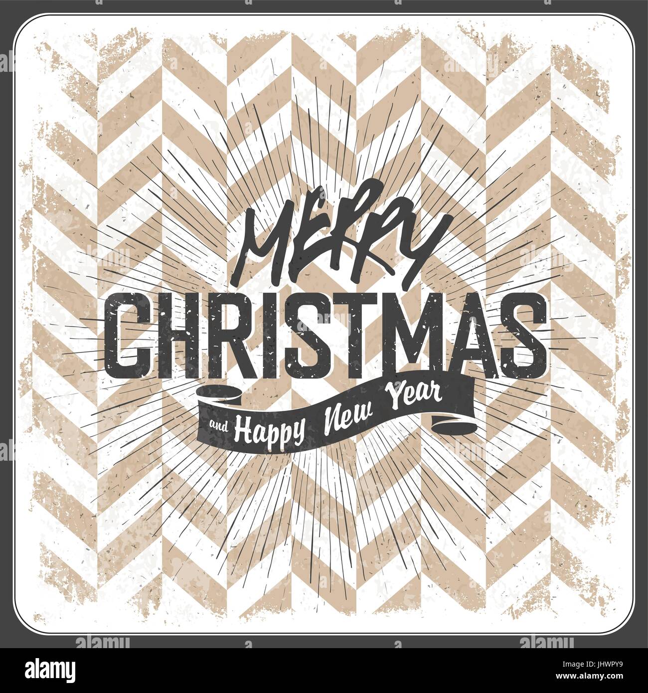 Merry Christmas Chevron Background