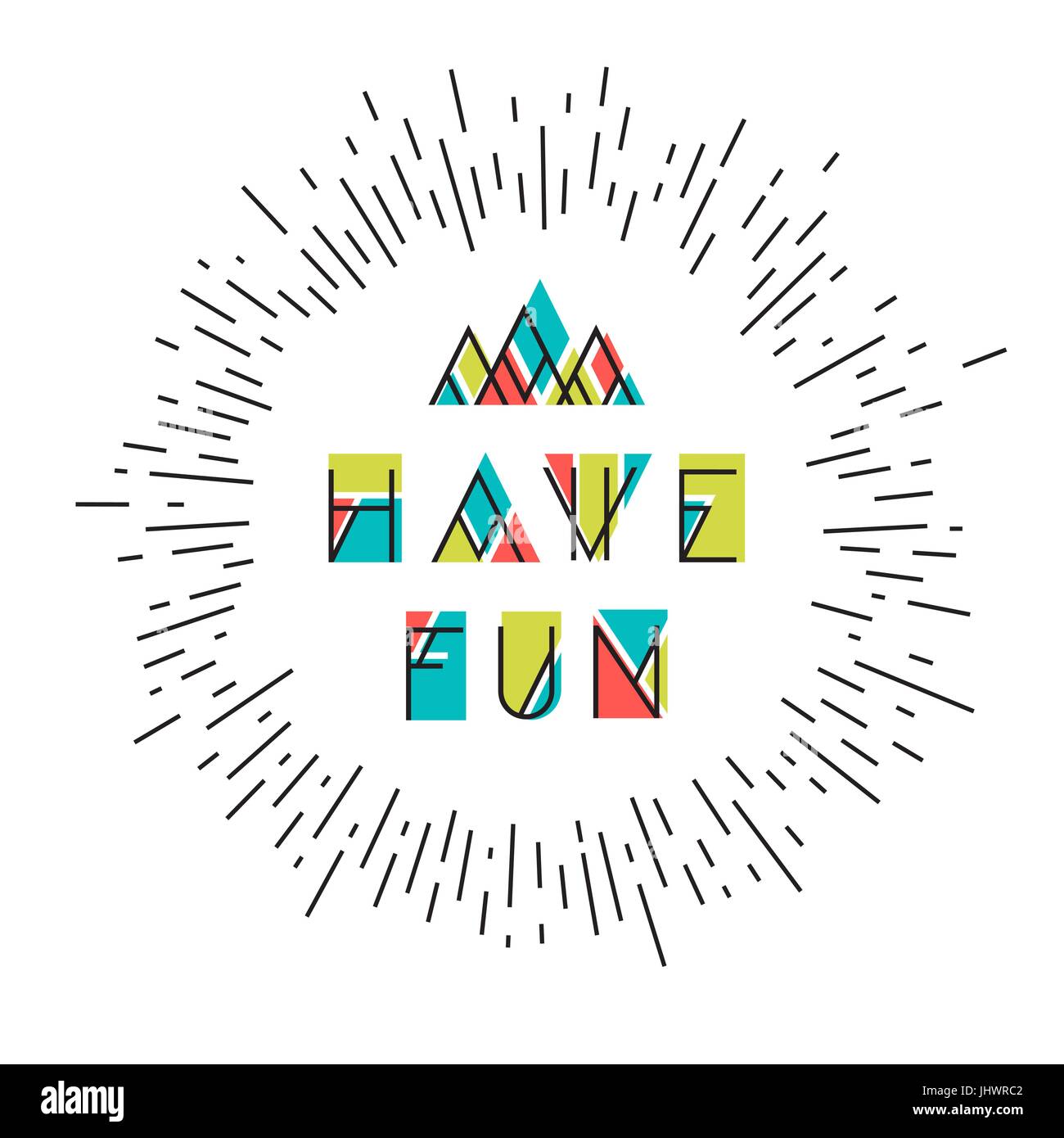 Joy of life abstract Stock Vector Images - Alamy