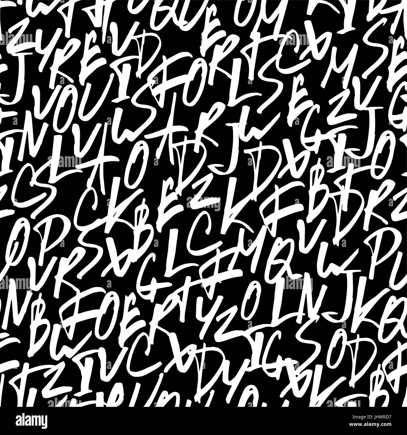 Random letters letter alphabet Black and White Stock Photos & Images ...