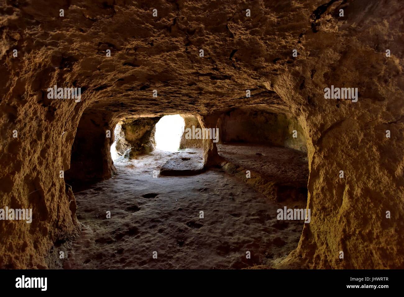 Cala Morell Necropolis Menorca Minorca Stock Photo - Alamy