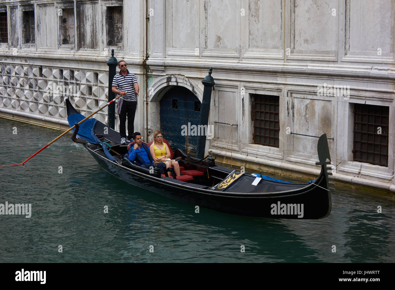 Gondola on canal venice hi-res stock photography and images - Alamy