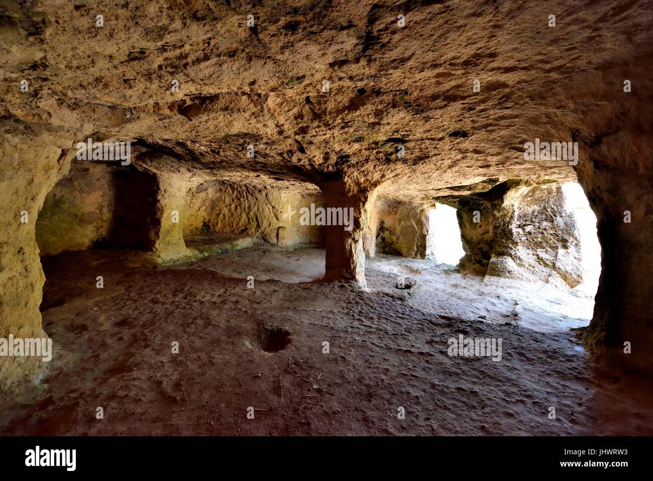 Cala Morell Necropolis Menorca Minorca Stock Photo - Alamy