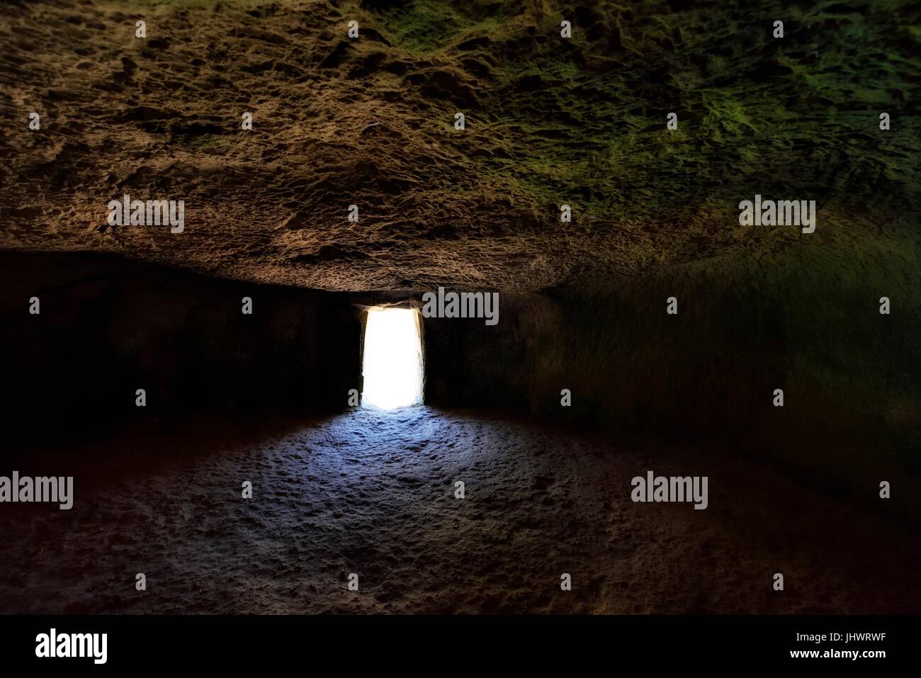 Cala Morell Necropolis Menorca Minorca Stock Photo - Alamy