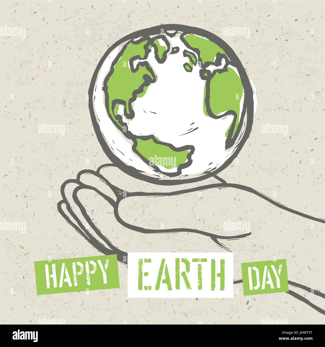 Giving Hands Earth Stock Vector Images - Alamy