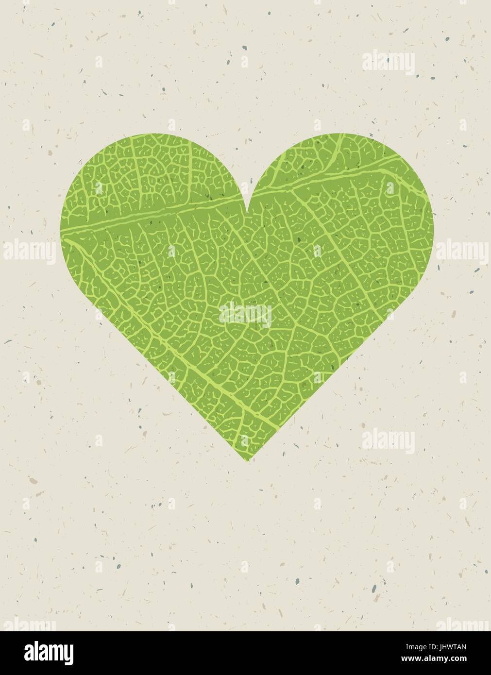 Heart shape with green leaf texture. Nature background with free space ...