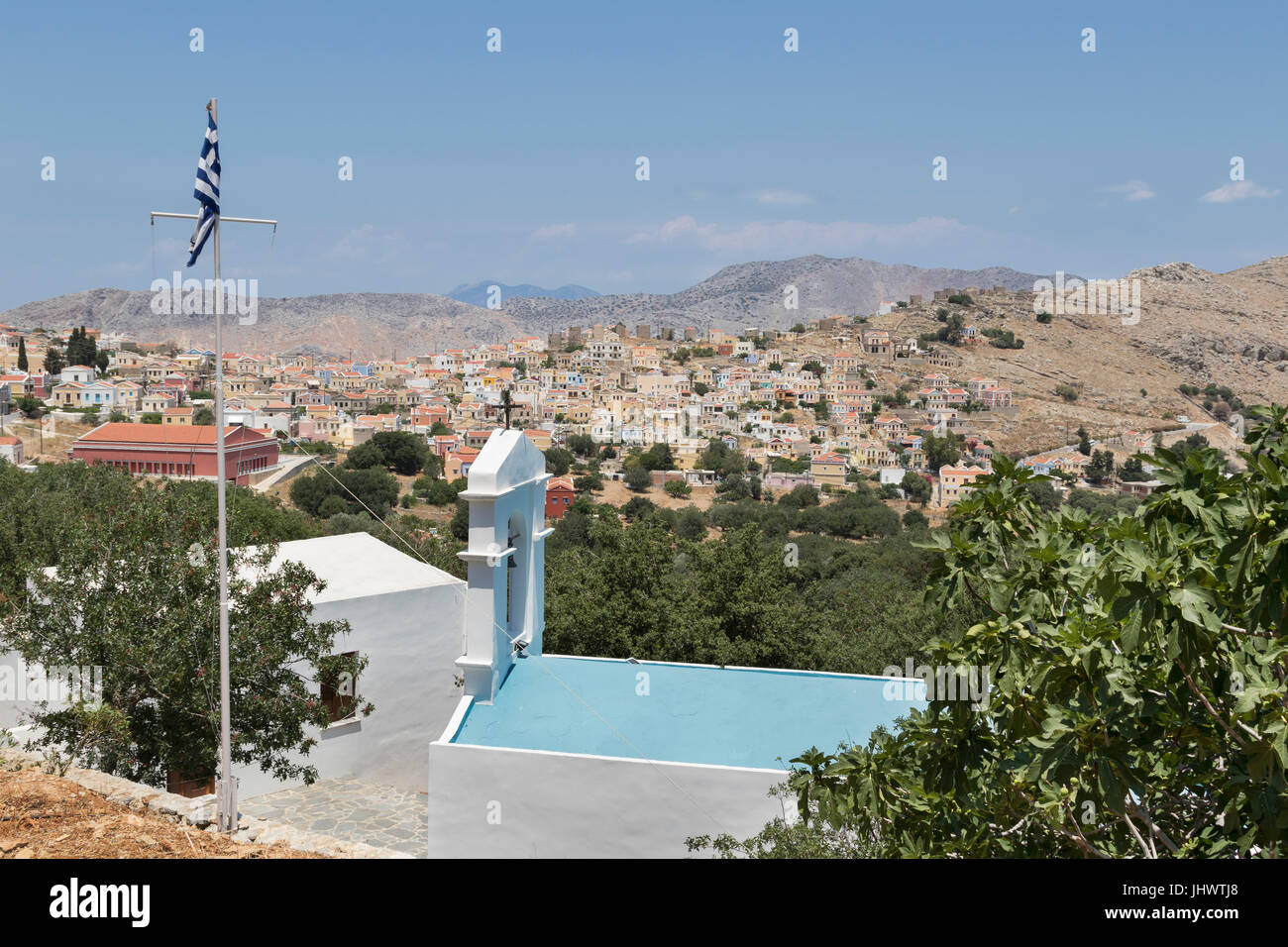 Symi Island, South Aegean, Greece - one of many beautiful churches in ...