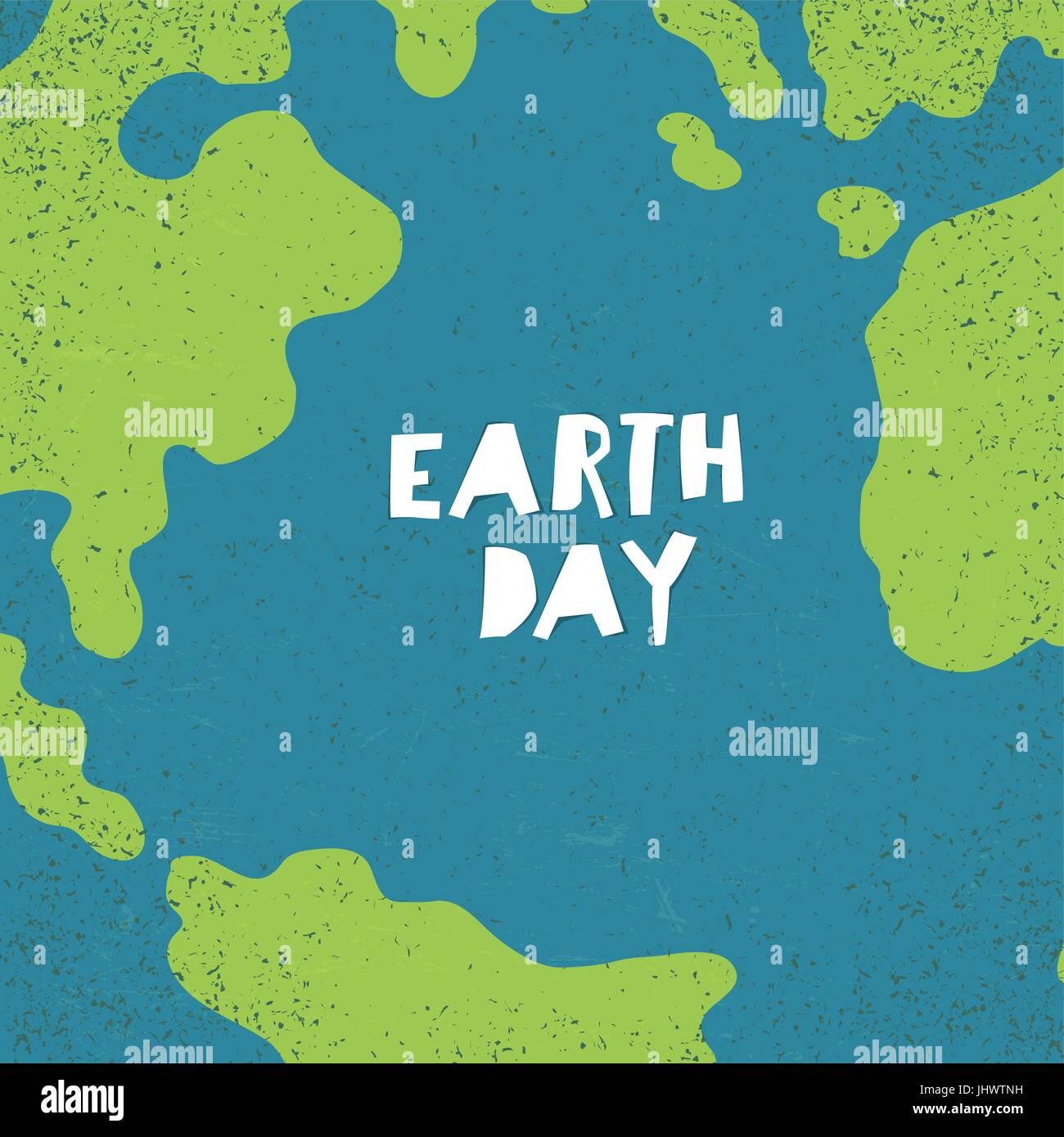 "Earth day" concept. Creative design poster for Earth Day Stock Vector ...