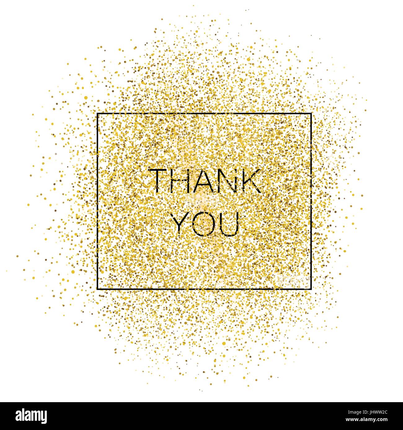 Thank You Gold Inscription Stock Vector Image & Art - Alamy