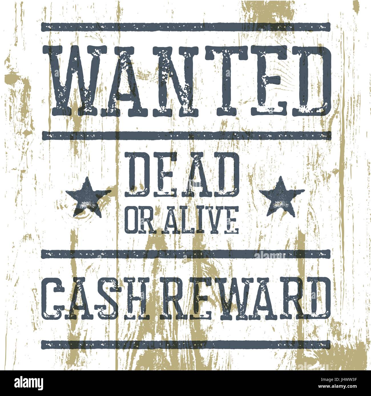 Wanted. Wild west concept poster. Vector template Stock Vector Image ...