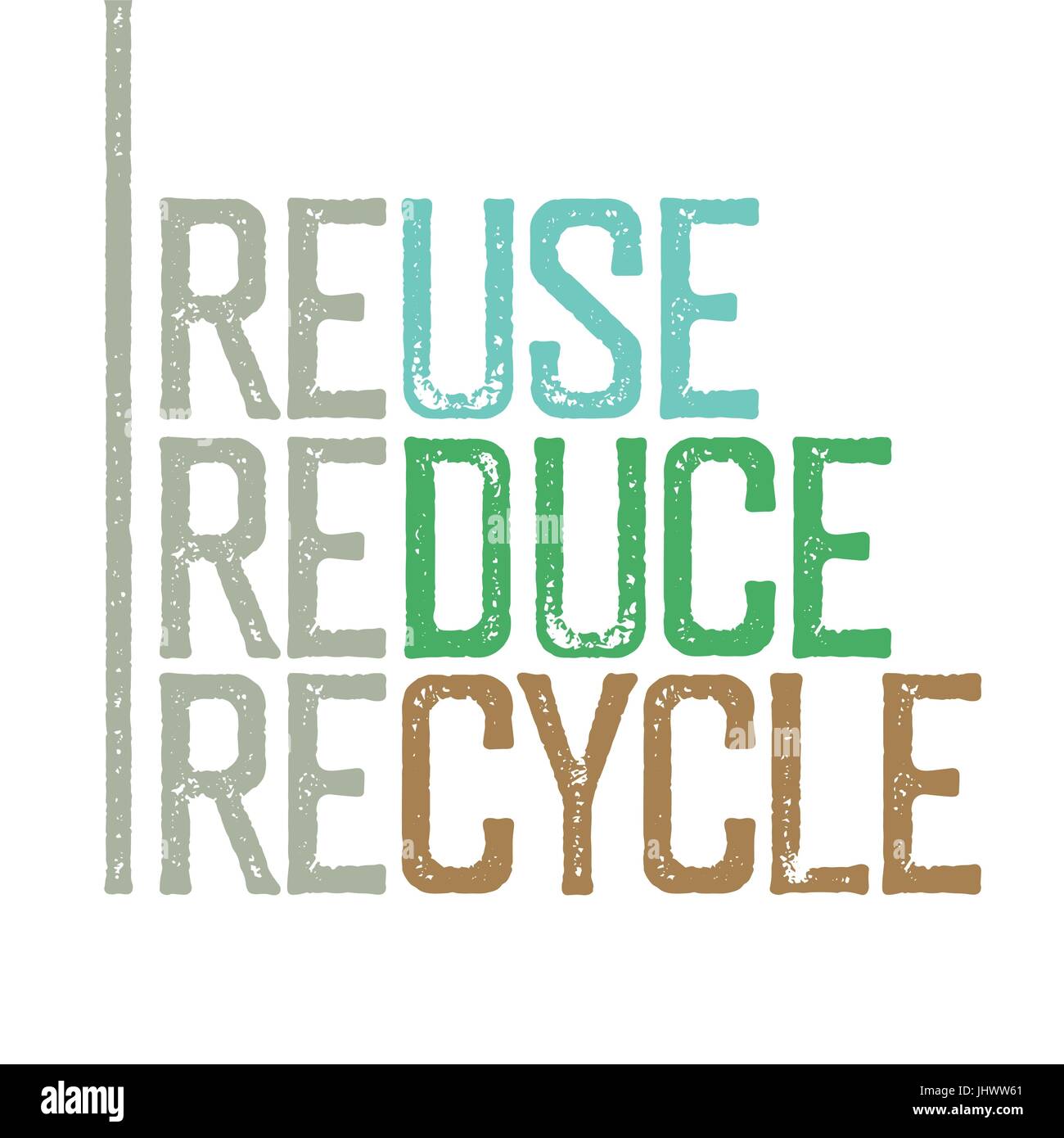 Reduce reuse recycle logo Stock Vector Images - Alamy