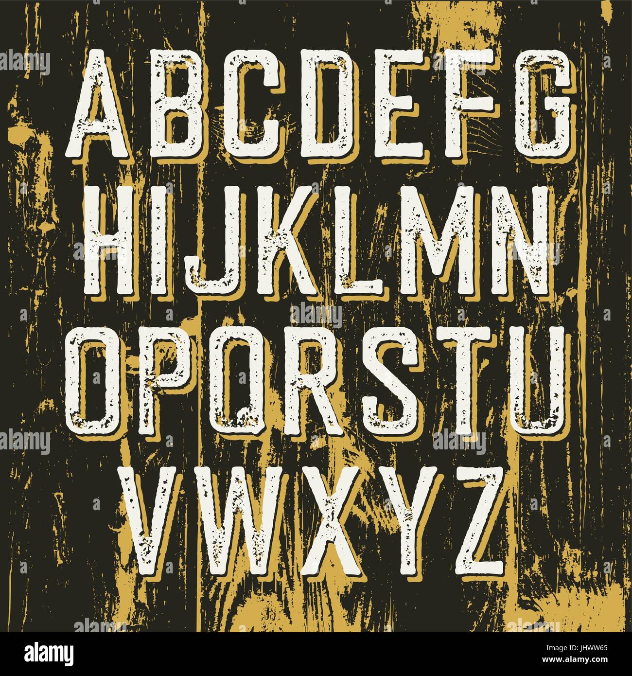 Stamped Font High Resolution Stock Photography and Images - Alamy