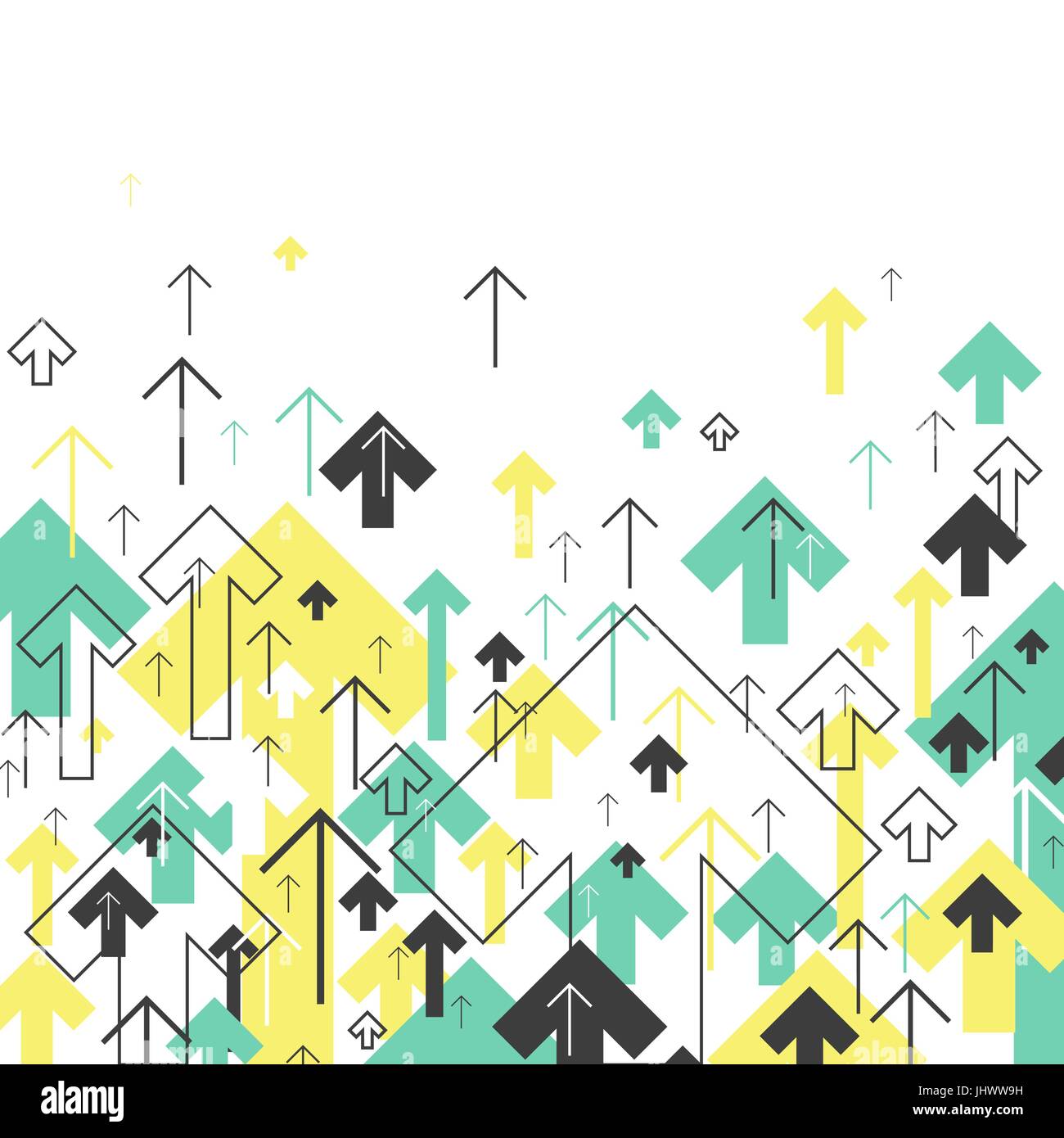 Abstract Success Arrows Up. Motion Up. Successful Concept Cover Design ...