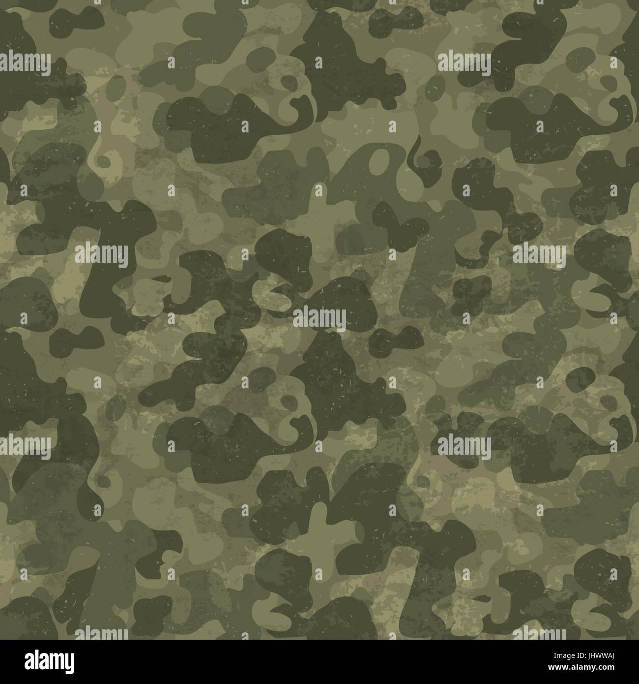 Military camouflage seamless pattern. Grunge and aged. Four colors ...