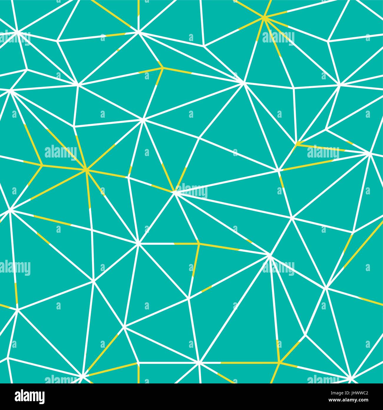 Low poly seamless repeat pattern. Triangular facets. Vector pattern. Wireframe Background Green ...