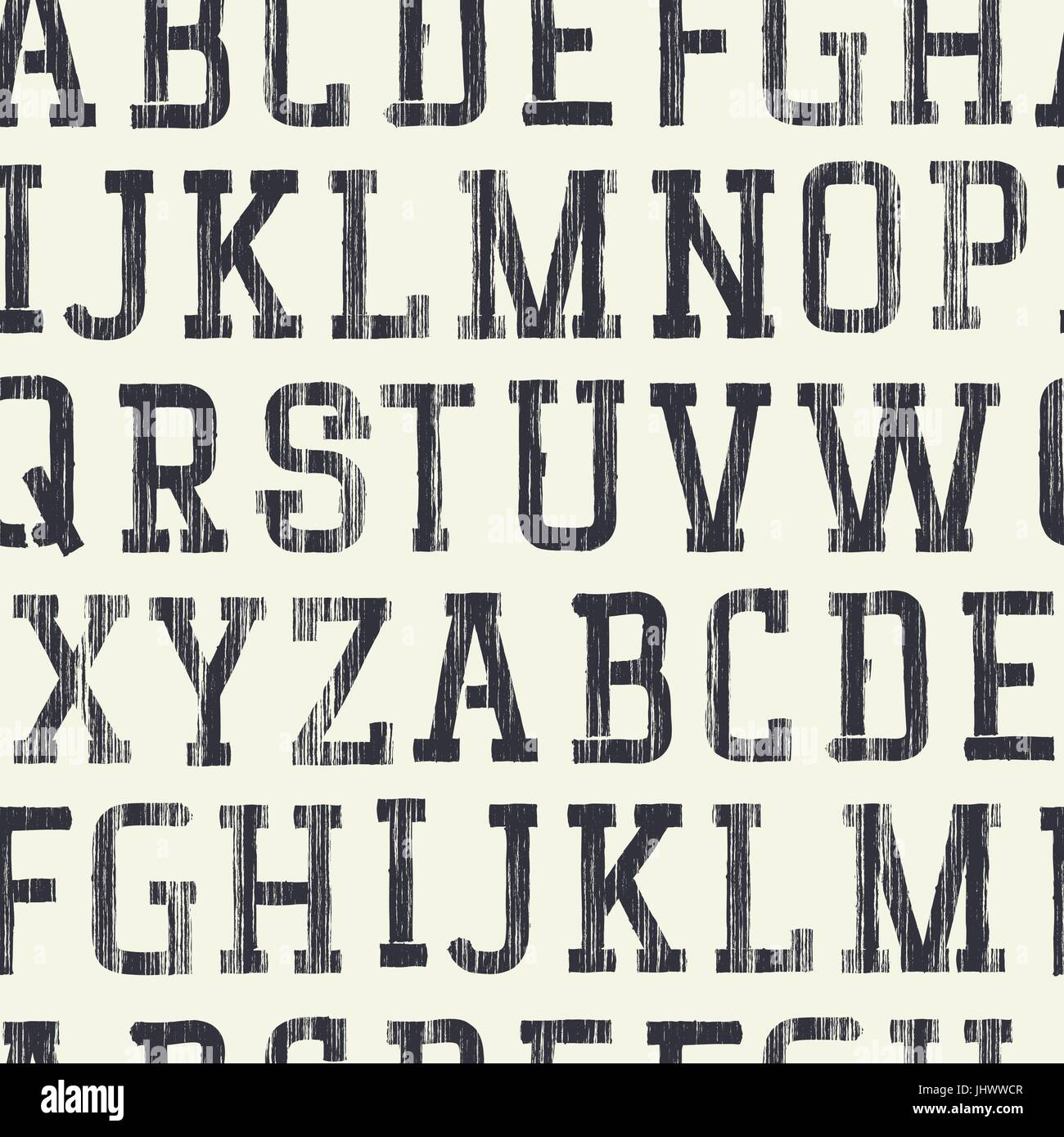 Seamless background. Alphabet grunge. Serif upper letters Stock Vector ...