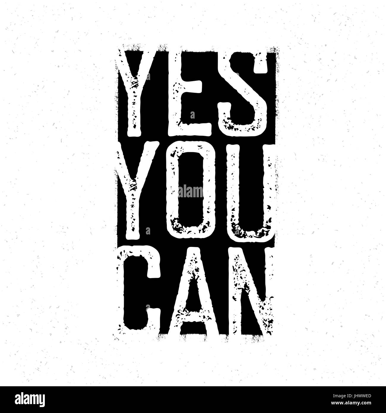 Yes, you can. Motivational poster Stock Vector Image & Art - Alamy