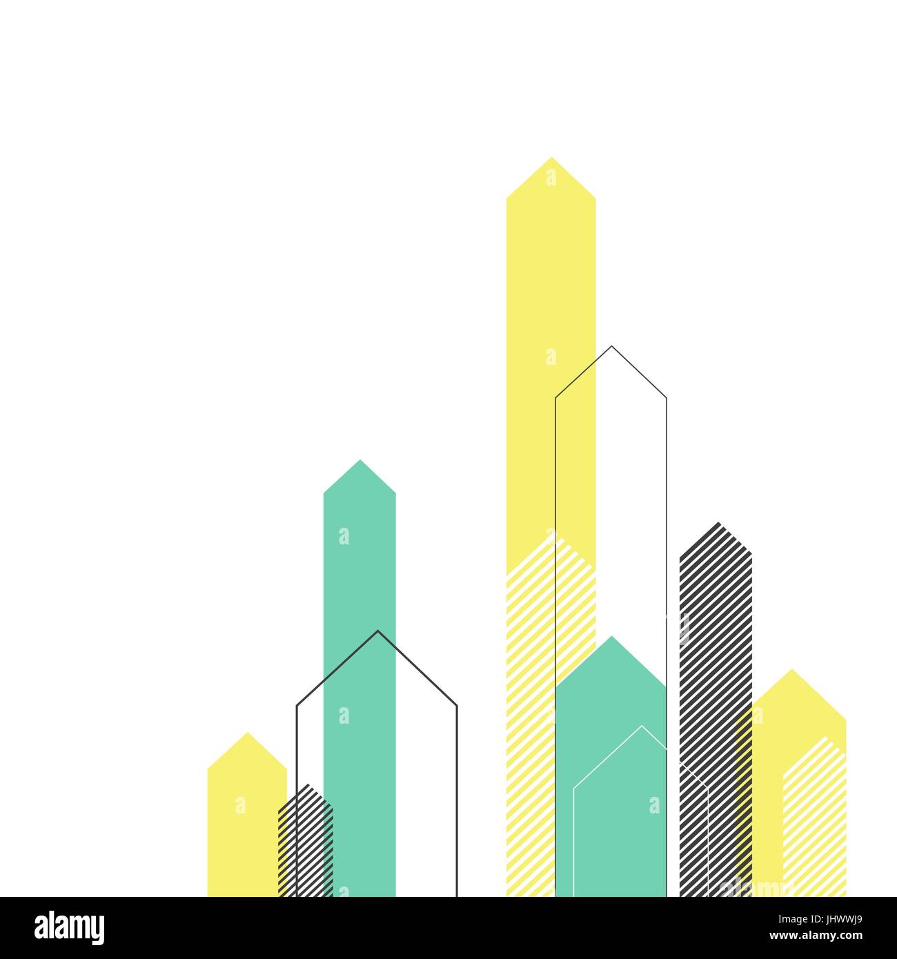 Abstract Success Concept. Growing arrows Illustration. Motion Up ...