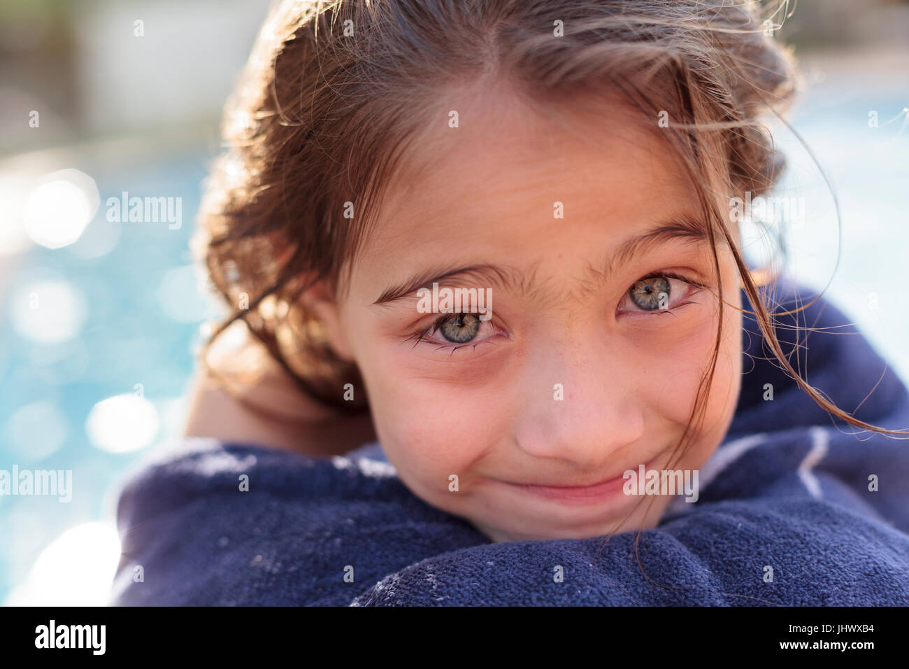 Kids smug face hi-res stock photography and images - Alamy