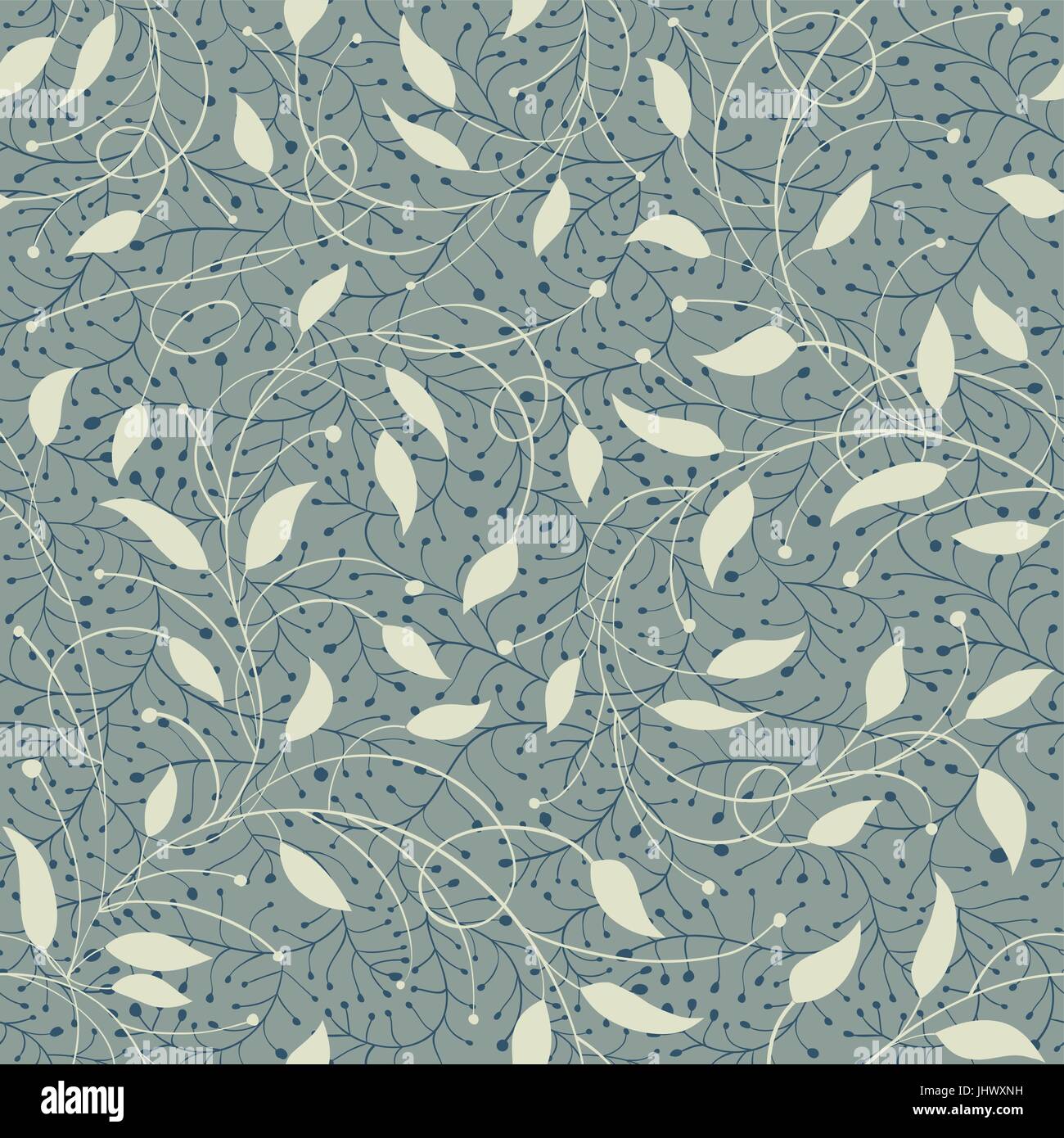 Seamless Floral Vector Pattern Stock Vector Image & Art - Alamy