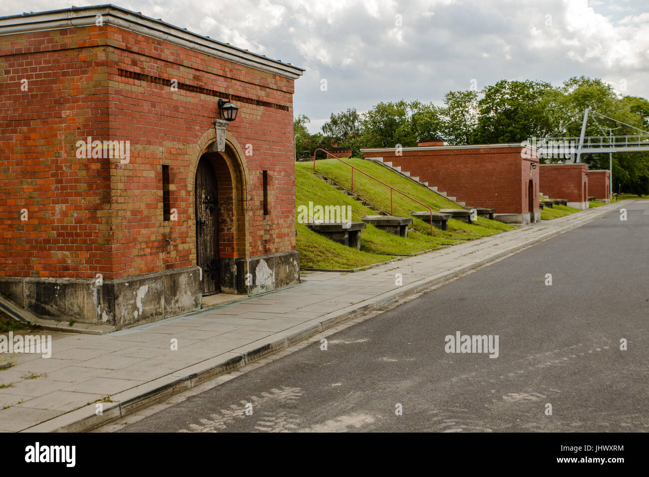 Old brick building water tank hi-res stock photography and images - Alamy