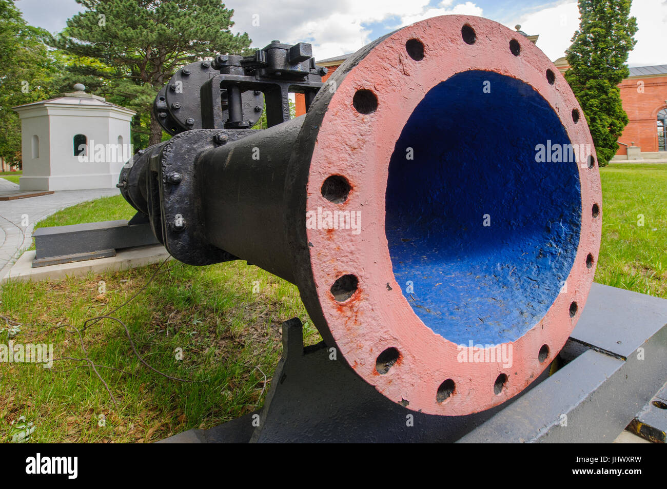 Warsaw historic water supply installation Stock Photo - Alamy