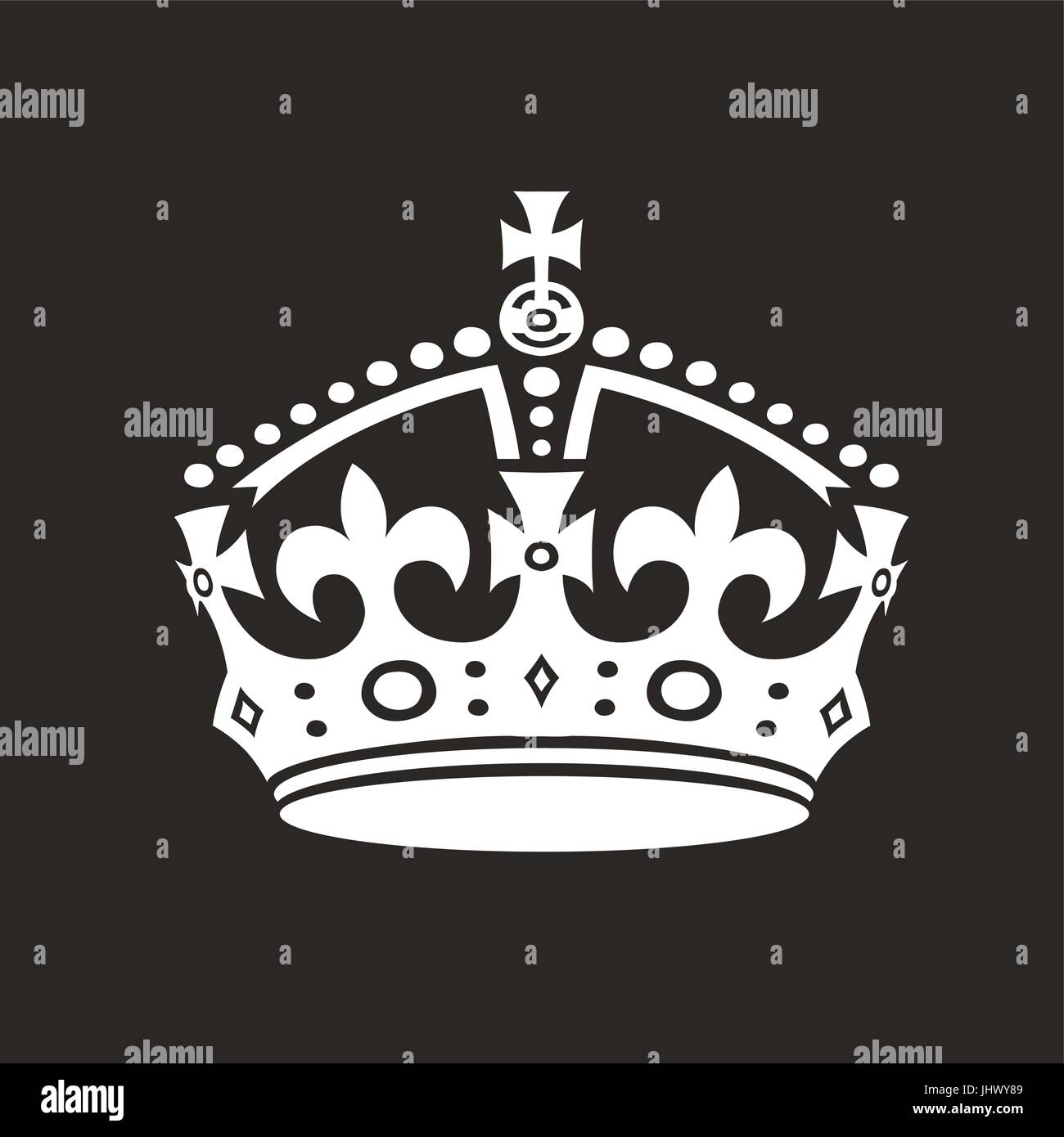 Crown Vector Illustration Stock Vector Image & Art - Alamy