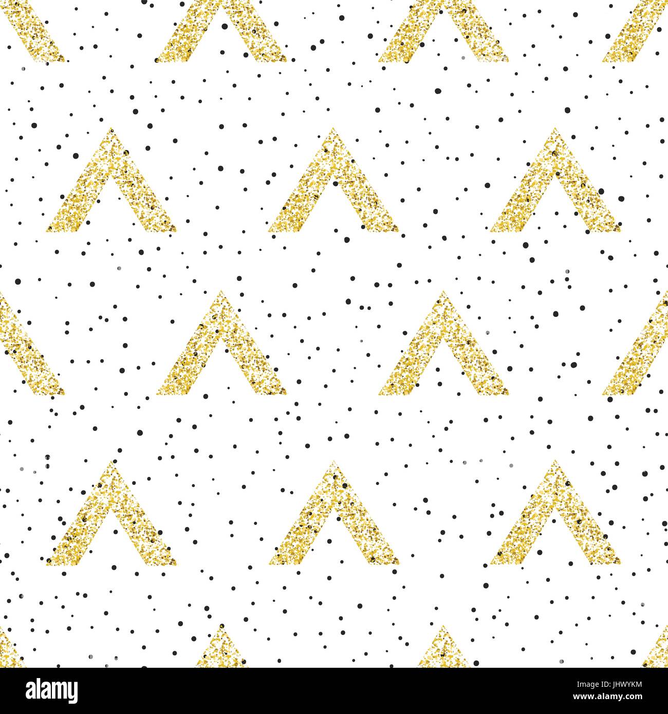 Gold geometric triangle with dots background Stock Vector Image & Art ...