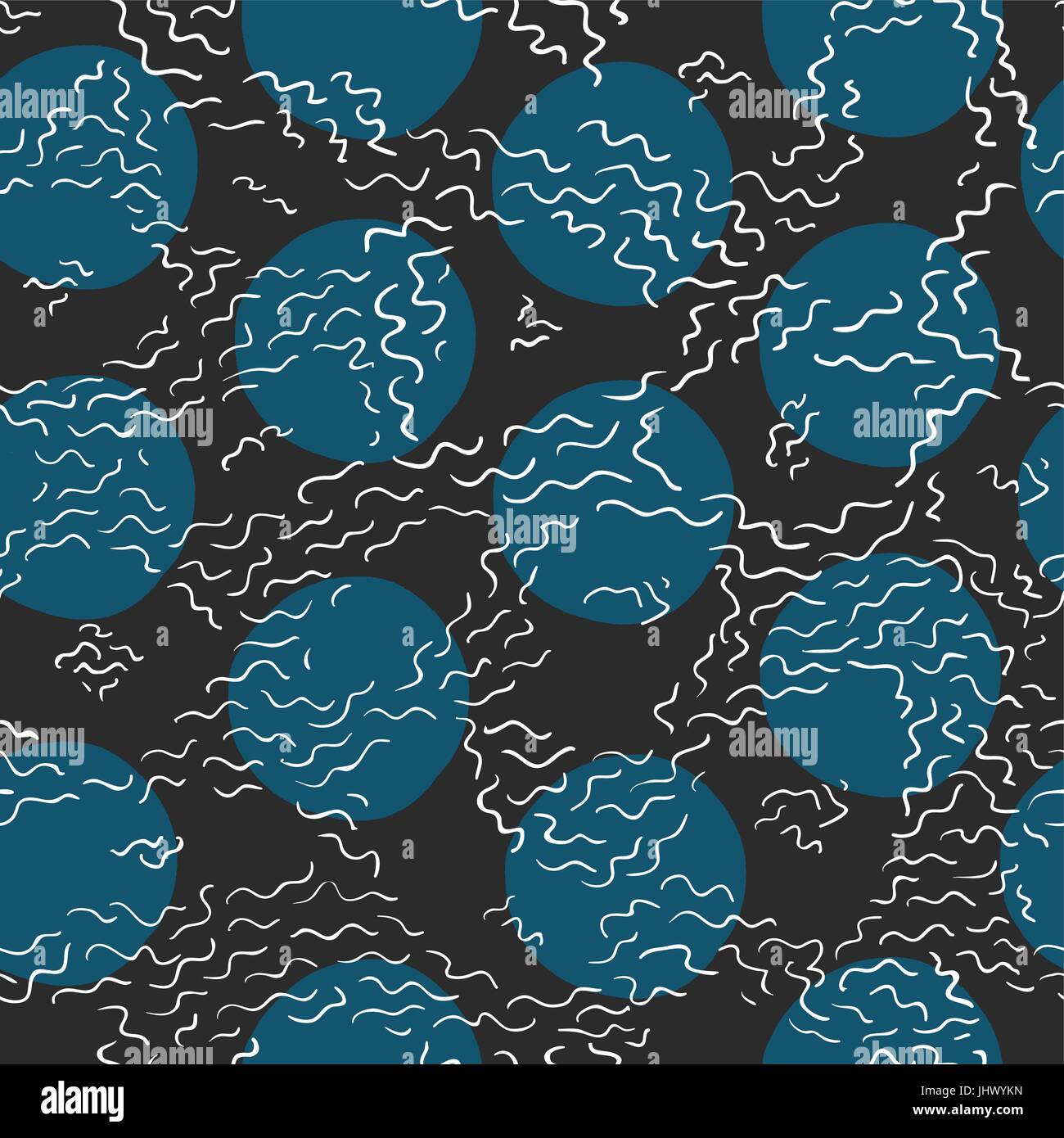 Wavy doodle irregular line Stock Vector Images - Alamy