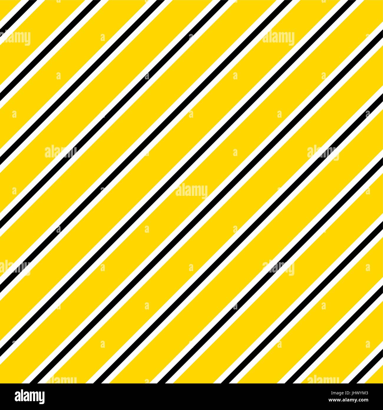 Yellow and black diagonal lines. Seamless geometric pattern. Abstract ...