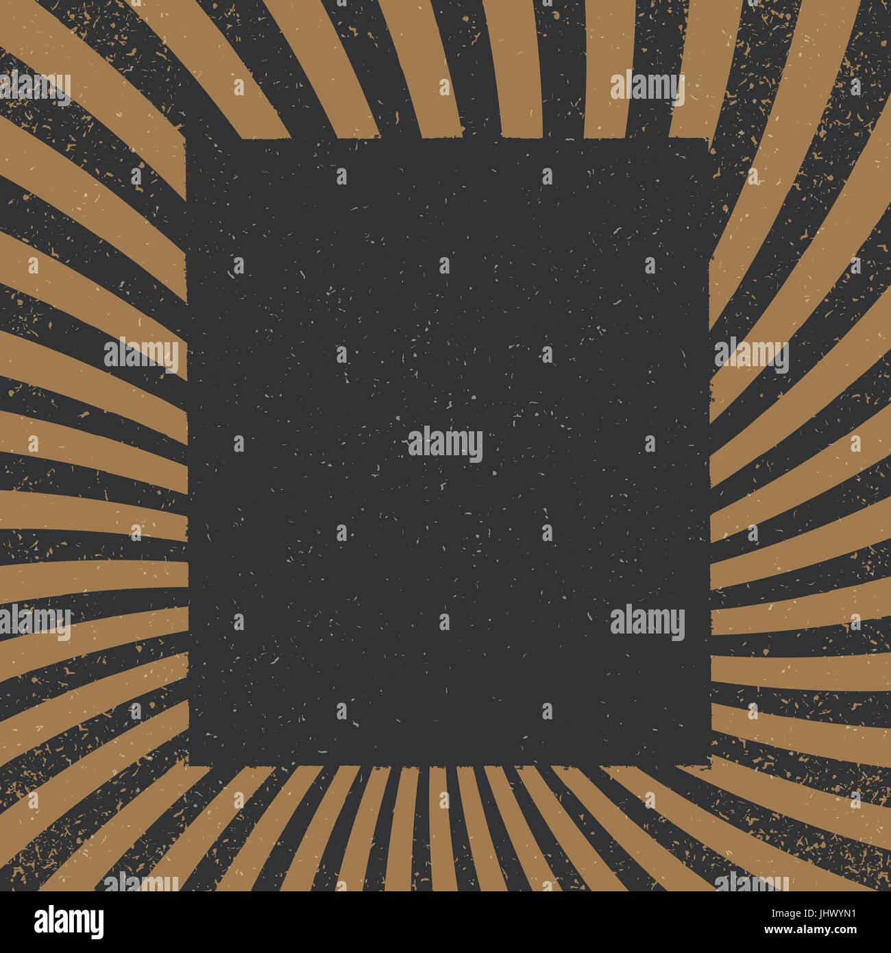 Vintage Sunburst Pattern. Radial background made of black and beige ...