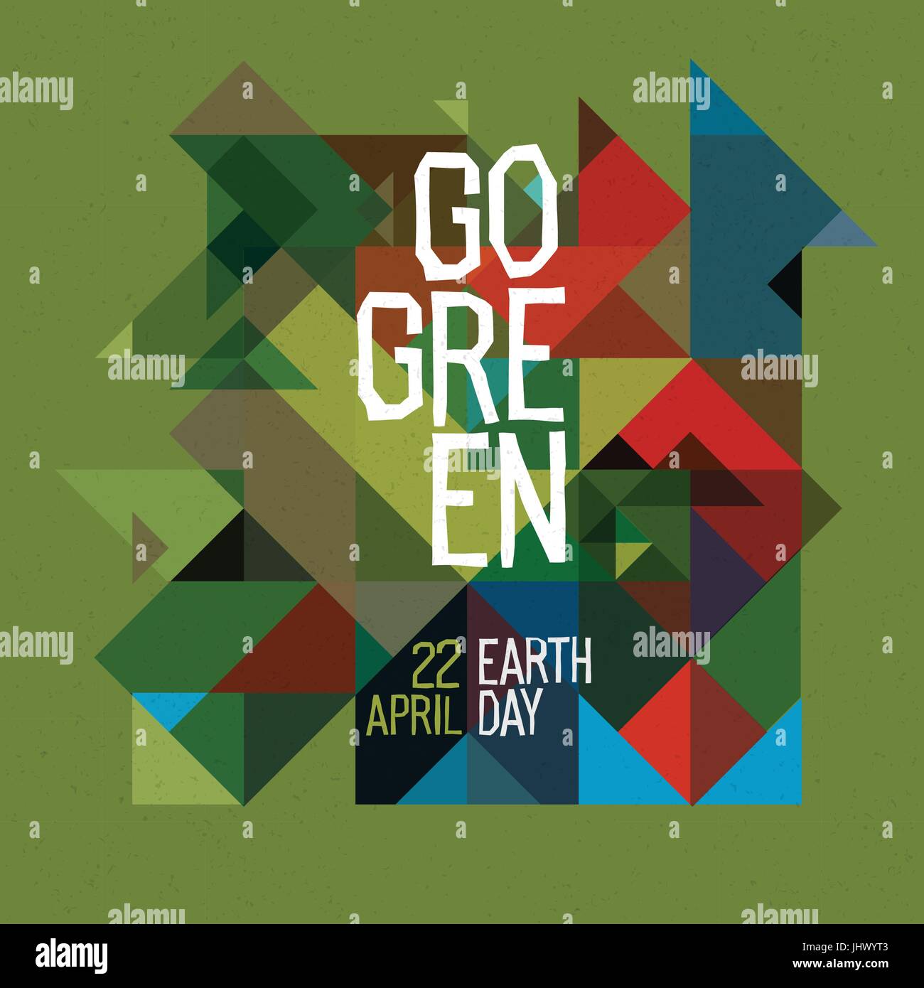 Go green poster Stock Vector Images - Alamy