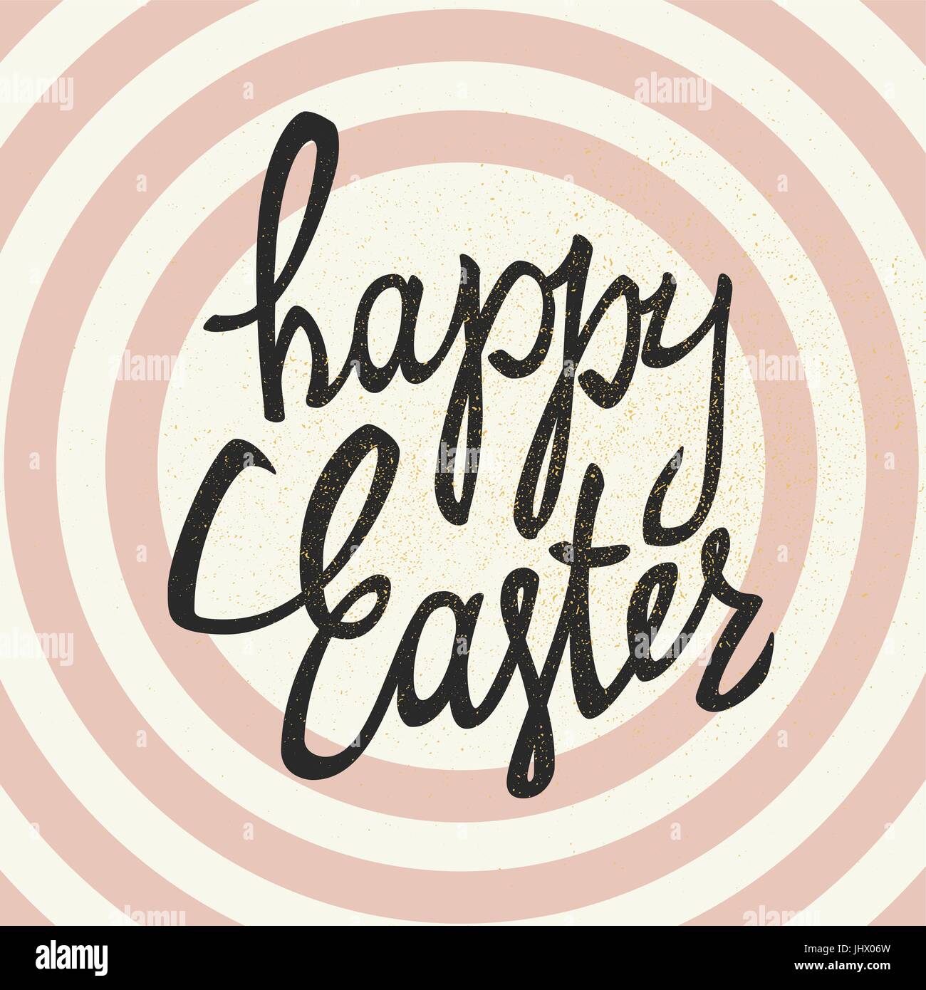 "Happy Easter" calligraphy with gold texture effect. Holiday greetings ...