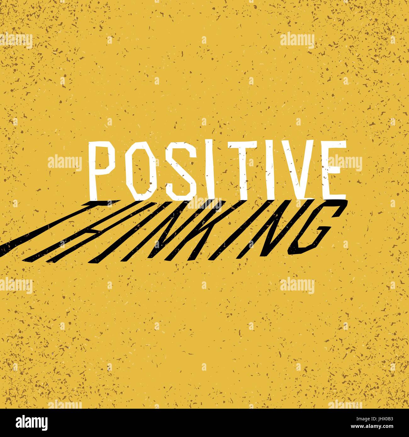 Positive thinking Stock Vector Images - Alamy