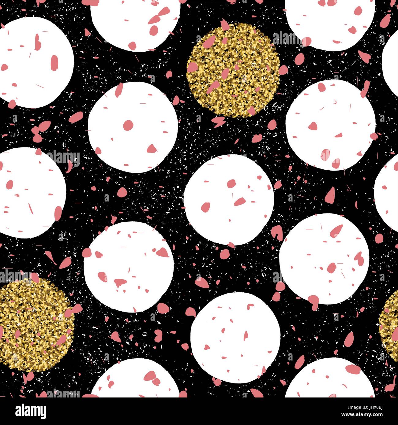 Gold and pink particles Stock Vector Images - Alamy