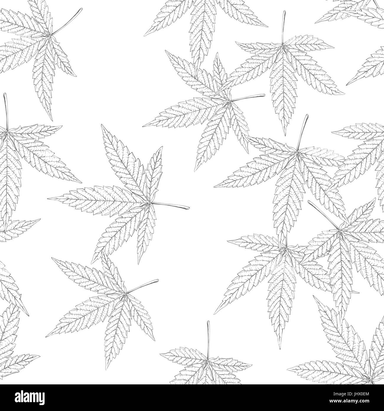 Cannabis wallpaper Black and White Stock Photos & Images - Alamy