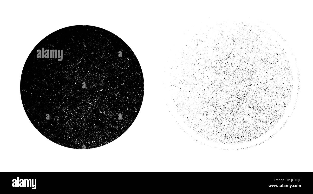 Distress overlay texture circle hi-res stock photography and images - Alamy