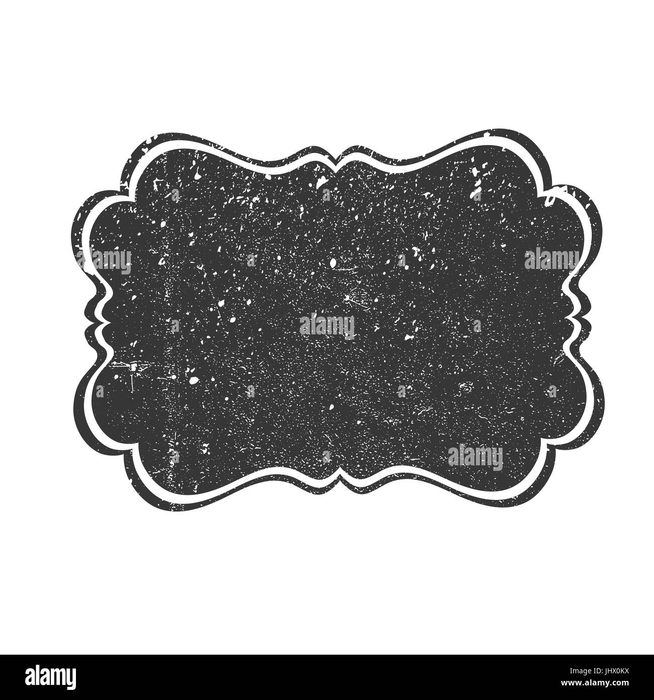 Vintage textured label background. Abstract retro vector illustration ...