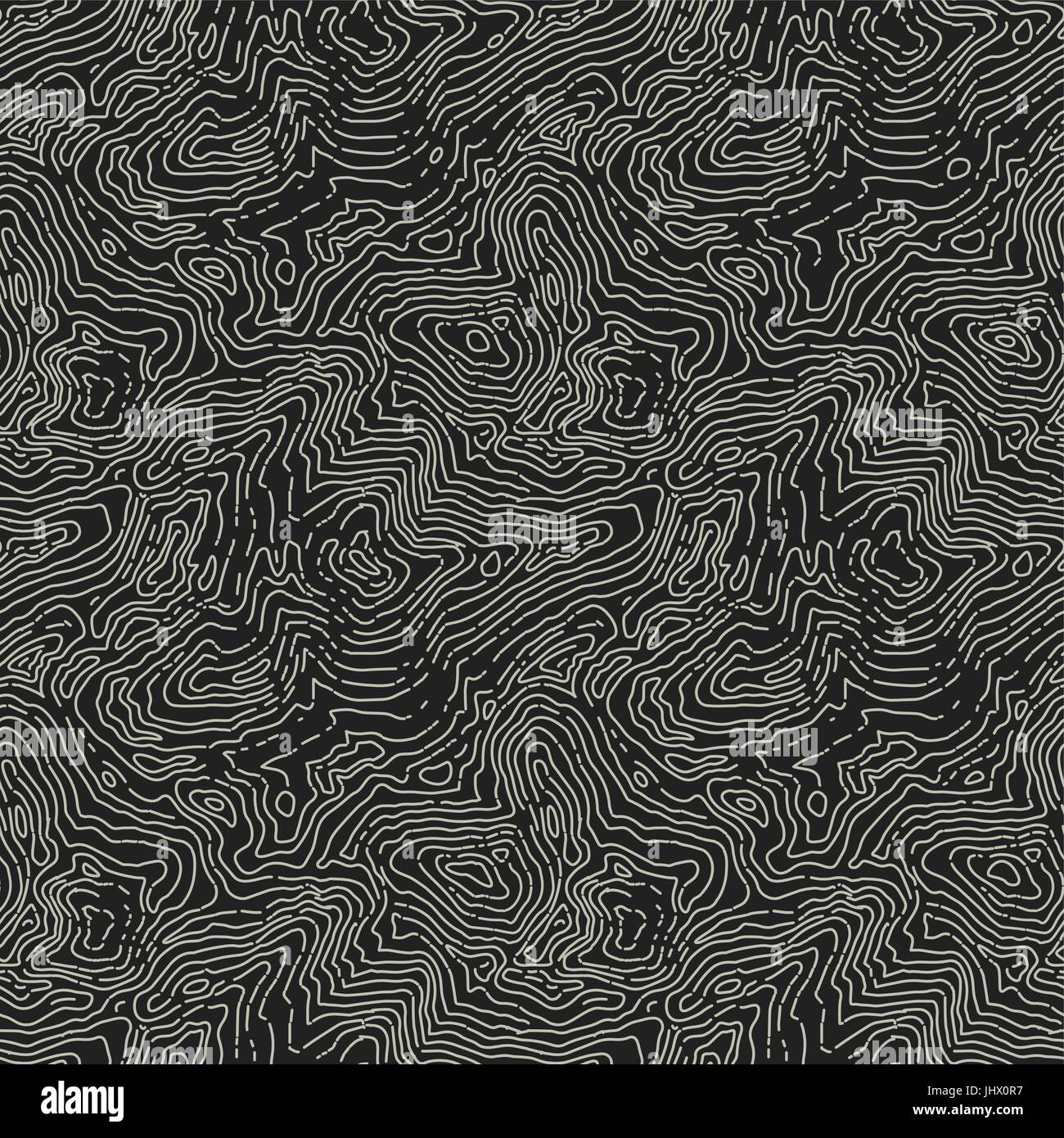 Seamless topographic map pattern. Vector seamless background Stock ...