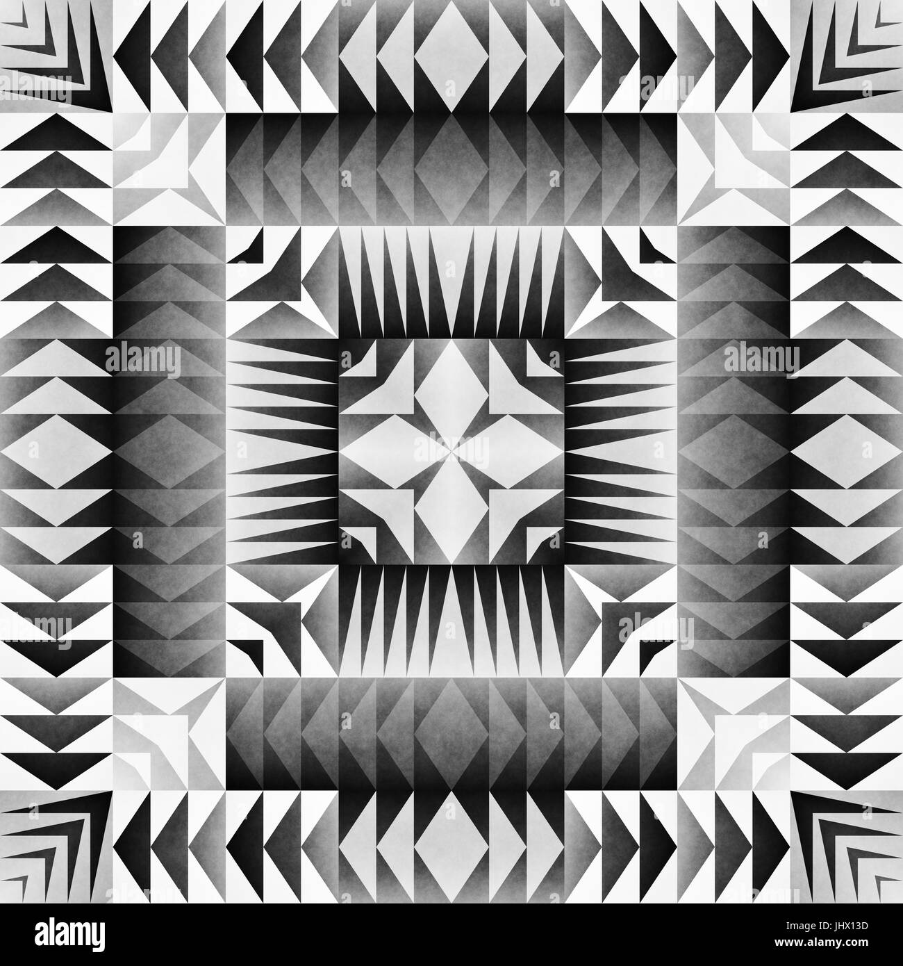 How To Draw Aztec Pattern Step By Step